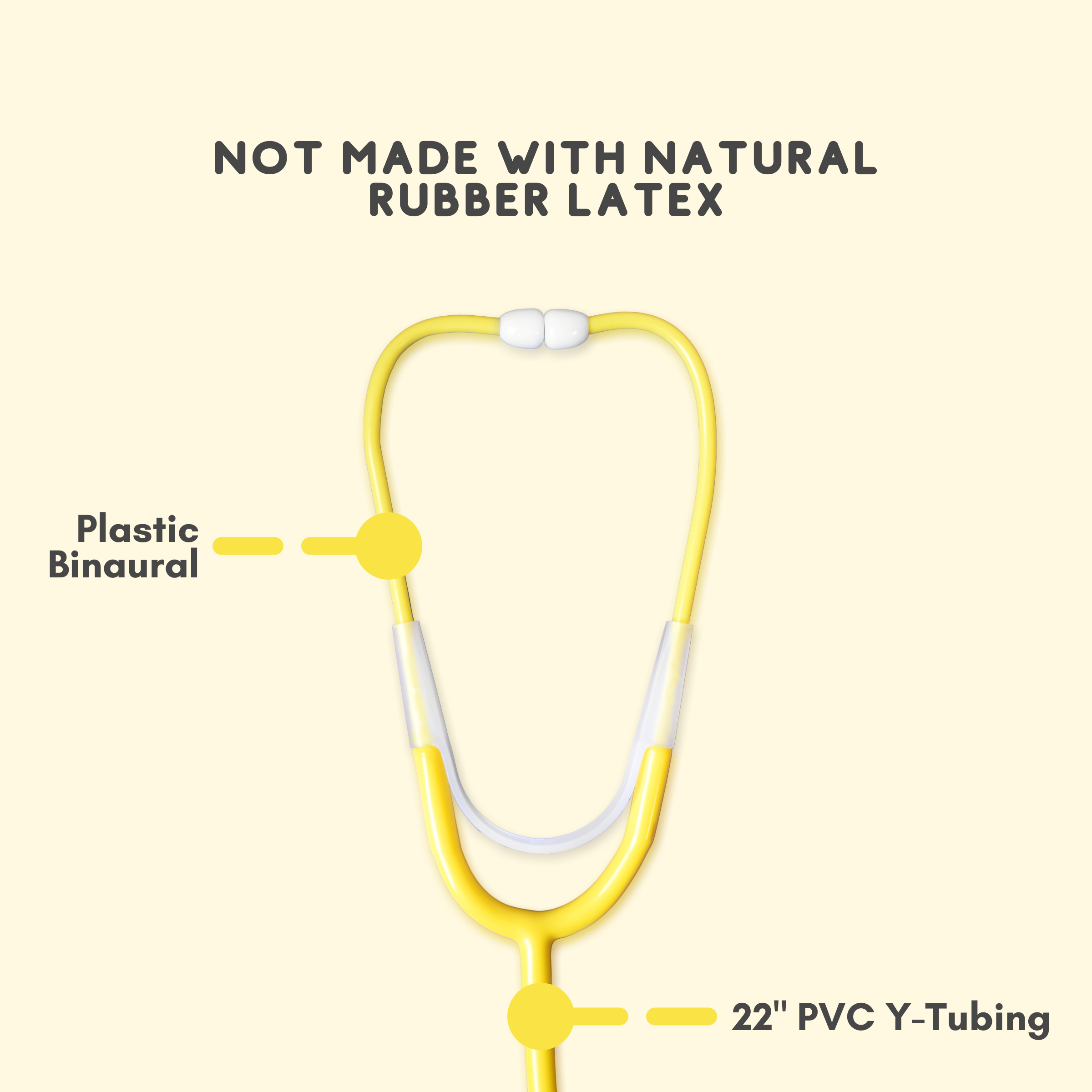 BV Medical Yellow Single Patient Use/Disposable Stethoscope 10 Pack