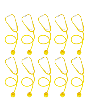BV Medical Yellow Single Patient Use/Disposable Stethoscope 10 Pack