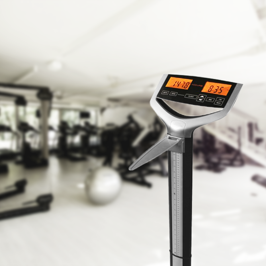 Accuro Eye Level Digital Scale with 500 lb Capacity and BMI Scale (DB1 ...